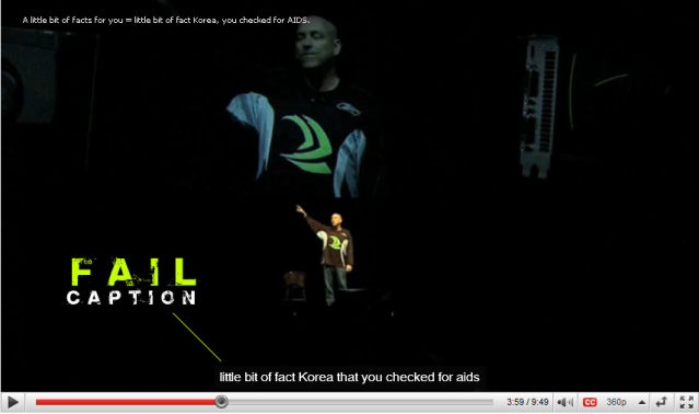nVidia Fermi Launch + Youtube captions = epic fail | Overclock.net